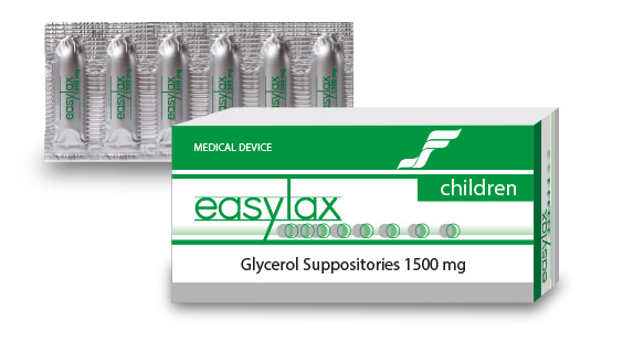 EASYLAX CHILDREN SUPPOSITORIES 1500mg | New Fadem
